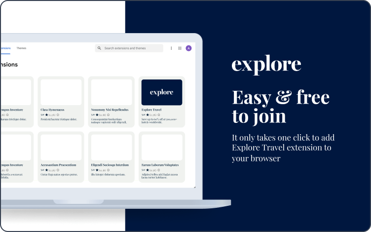 Explore Travel | Extension Installed